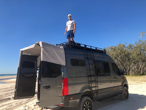 Magnetic Rear Awning for Vans with Barn Doors®️ | Top Gear 2 Go